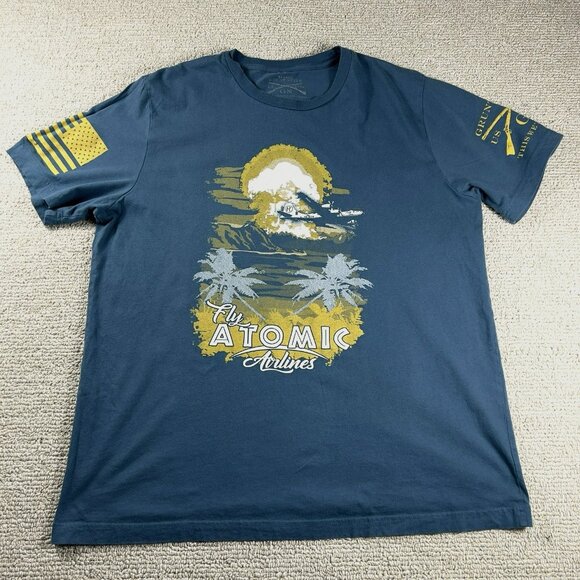 Grunt Style | Shirts | Grunt Style Atomic Airlines Tshirt Blue Mens ...